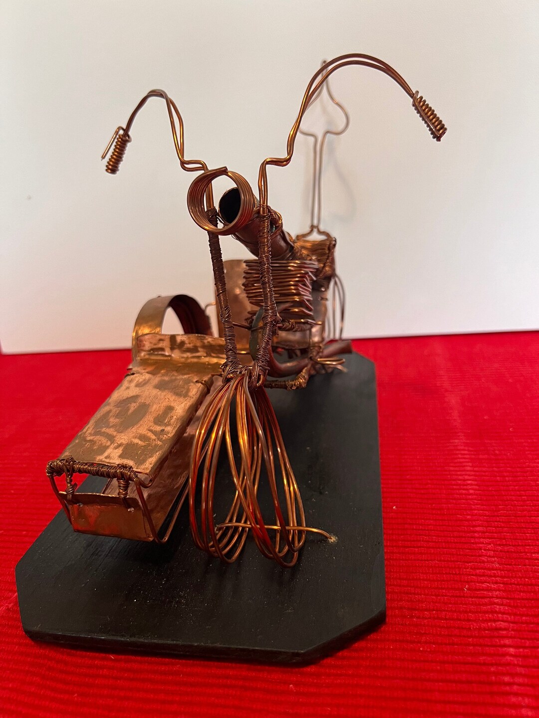 Hand Made Copper Motorcycle Sidecar Decorative Piece - Etsy