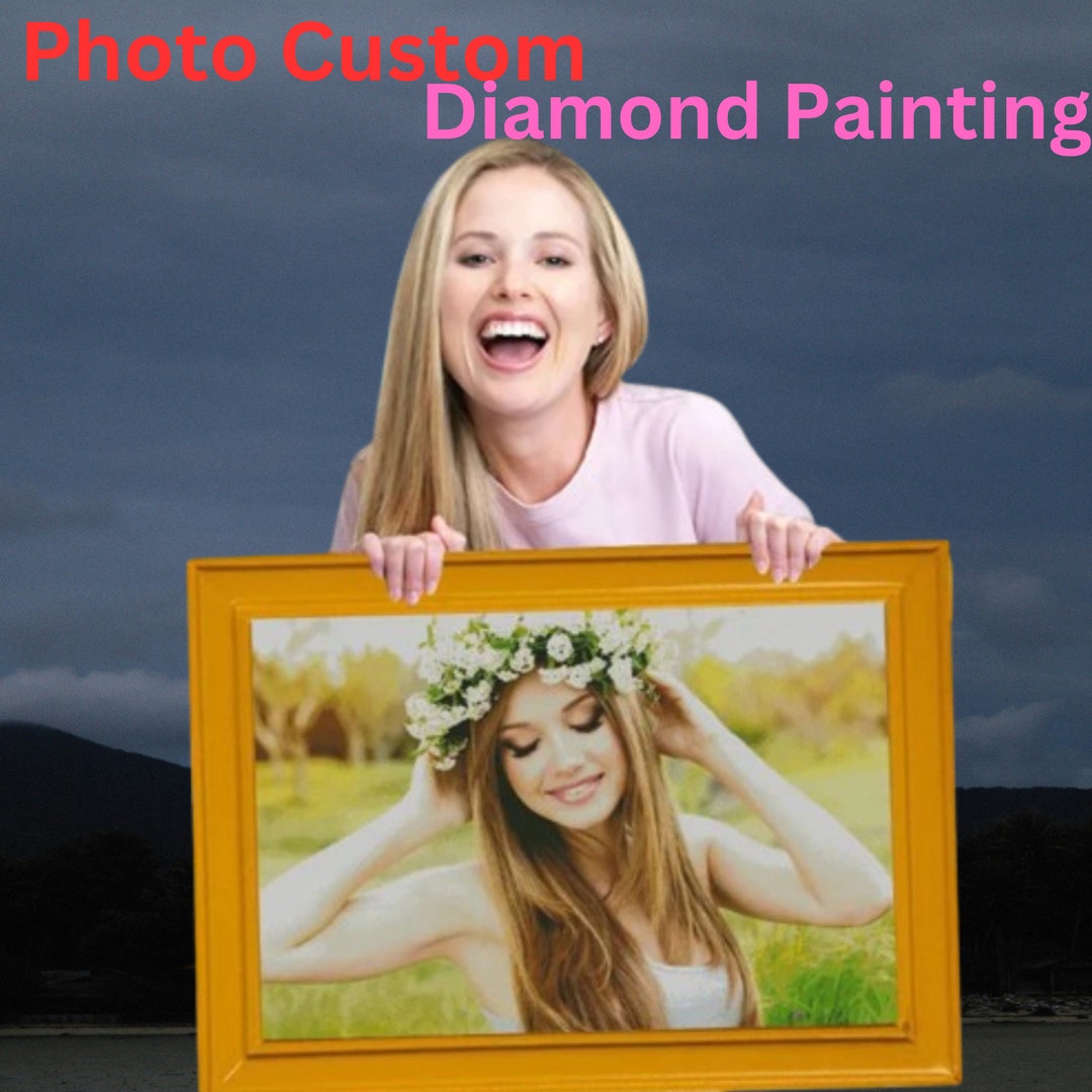 Custom Diamond Painting, Custom Portraits, Diamond Painting, Modern ...