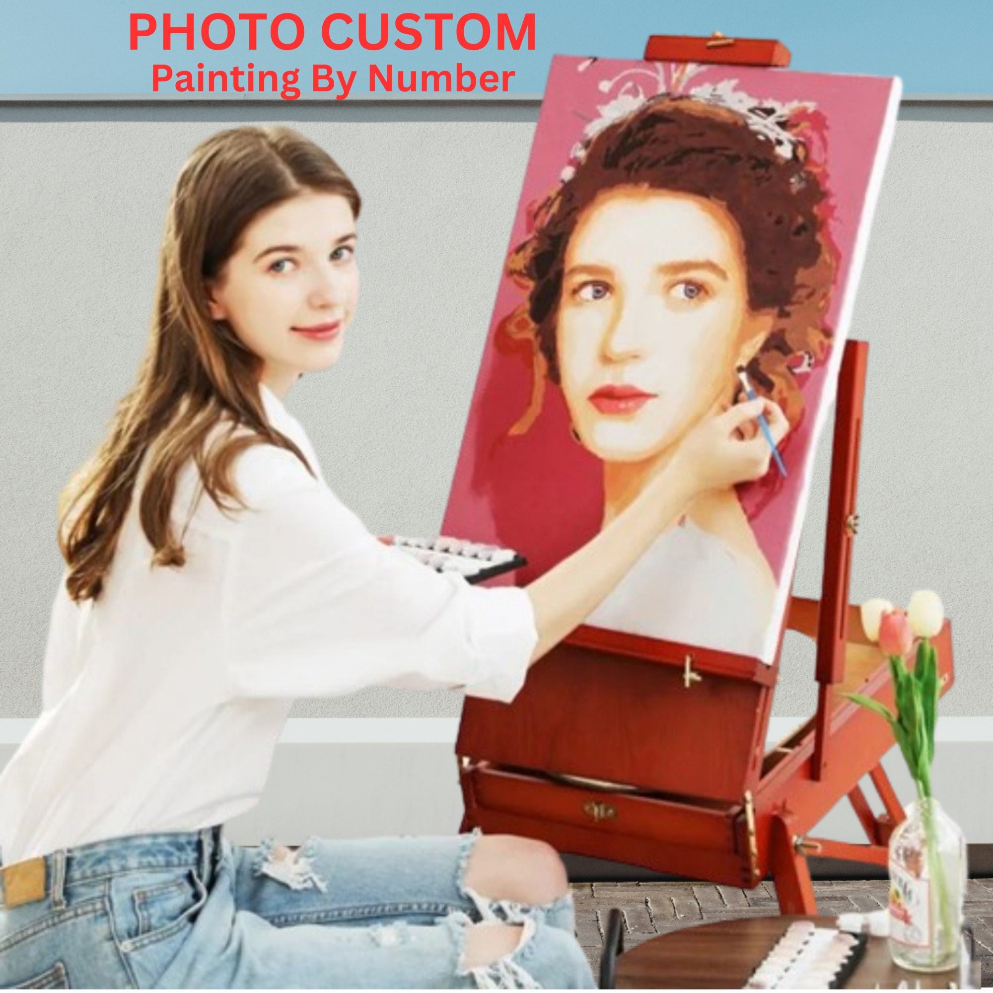 Custom Paint by Numbers, Personalized Paint by Number Kit Adult ...