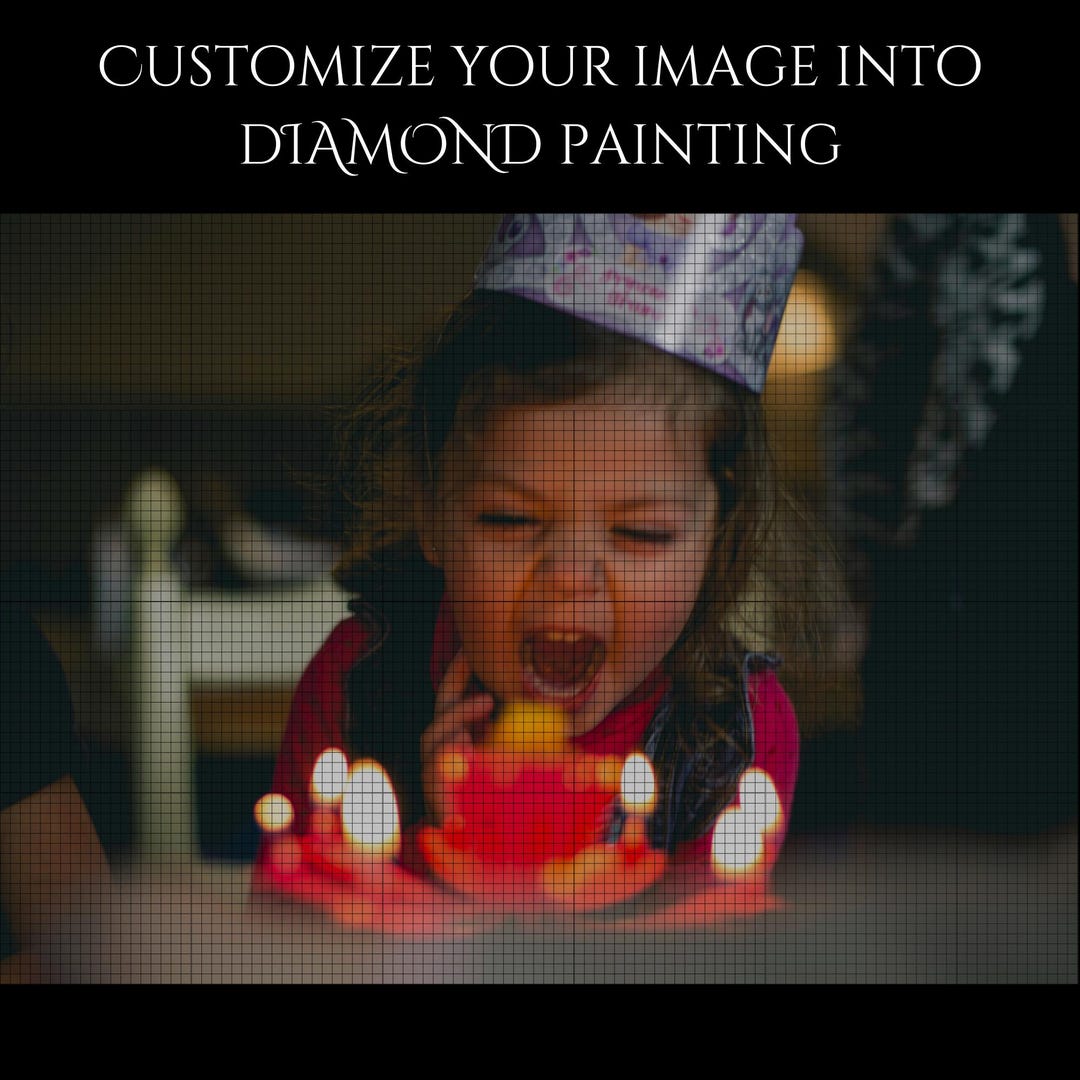 Custom Diamond Painting, Birthday Portraits, Diamond Painting, Crafts ...
