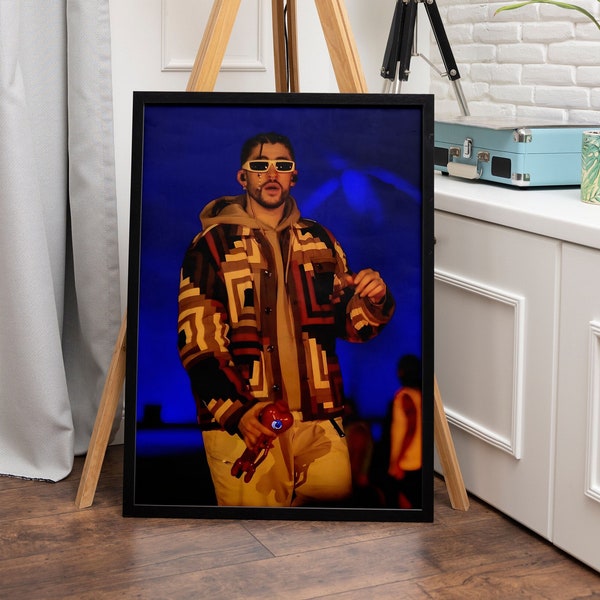 Bad Bunny Poster - Etsy