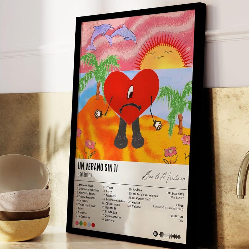 Bad Bunny Poster - Etsy