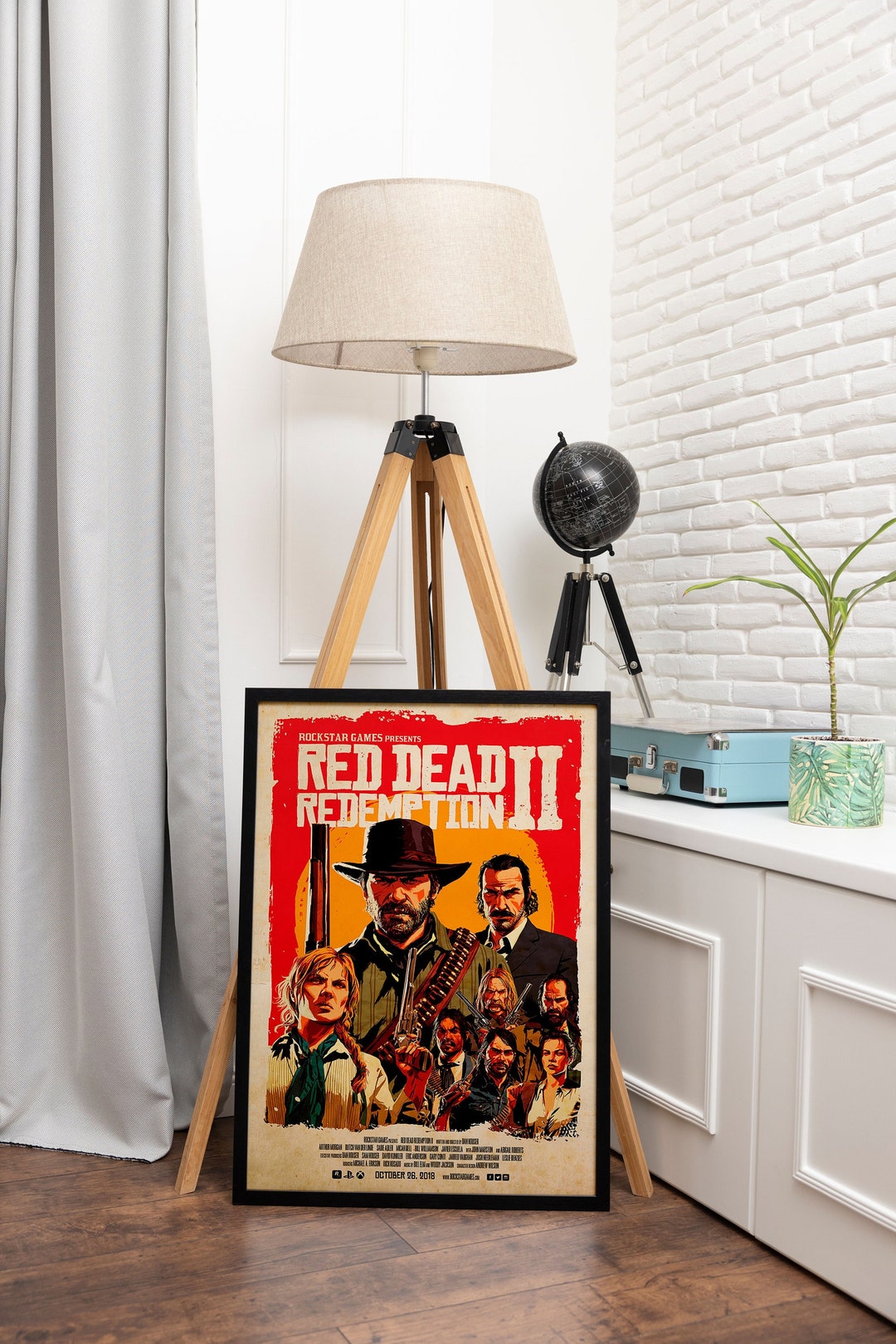 5 Different Arthur Morgan Poster Wall Art, John Marston Dutch Micah ...