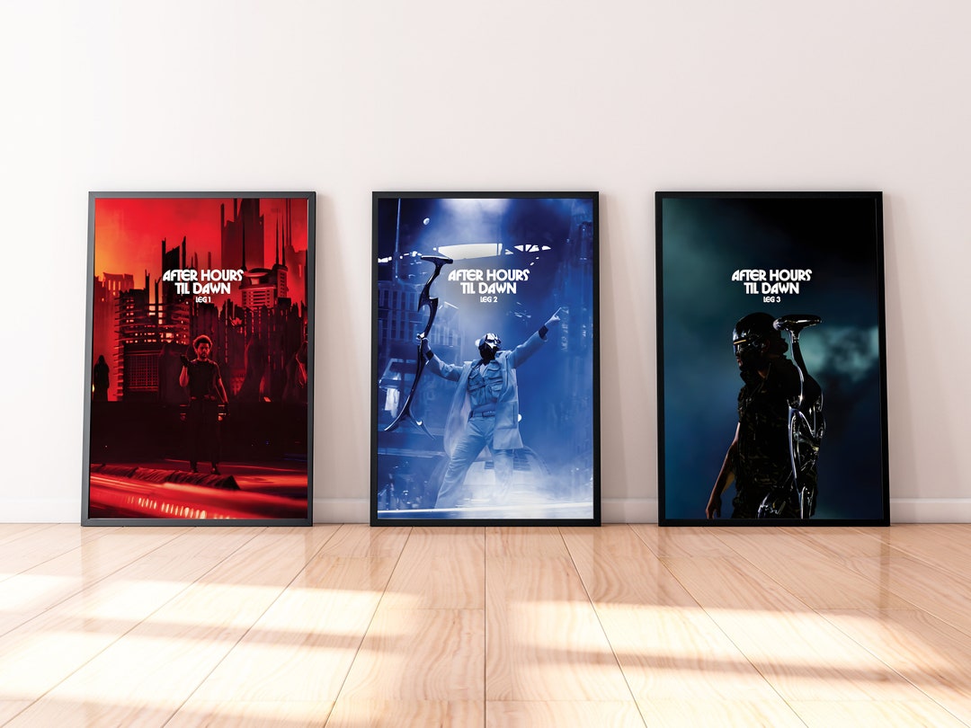 The Weeknd Concert Printtable After Hours Til Dawn Tour Posters XO R&B ...