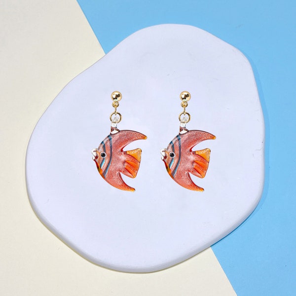 Fish Earrings - Etsy UK