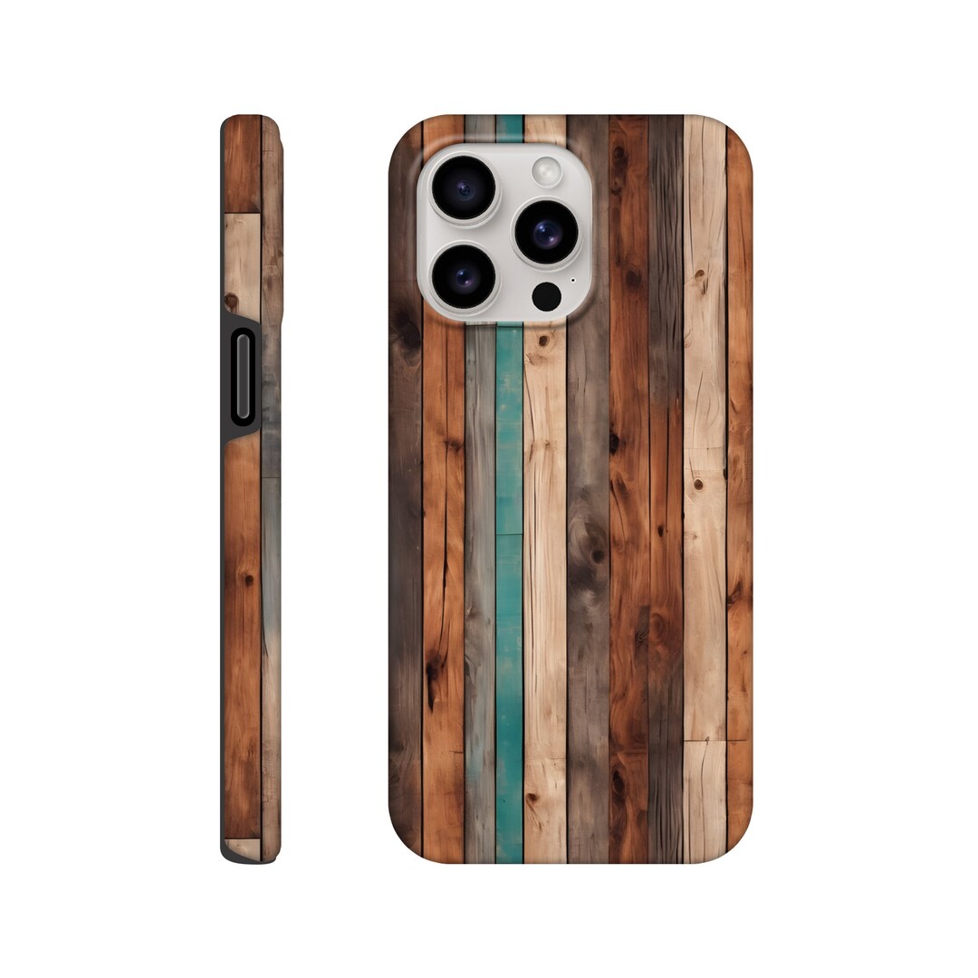 Wood Planks Stained Timber Wooden Design Tough Phone Case Ultimate ...