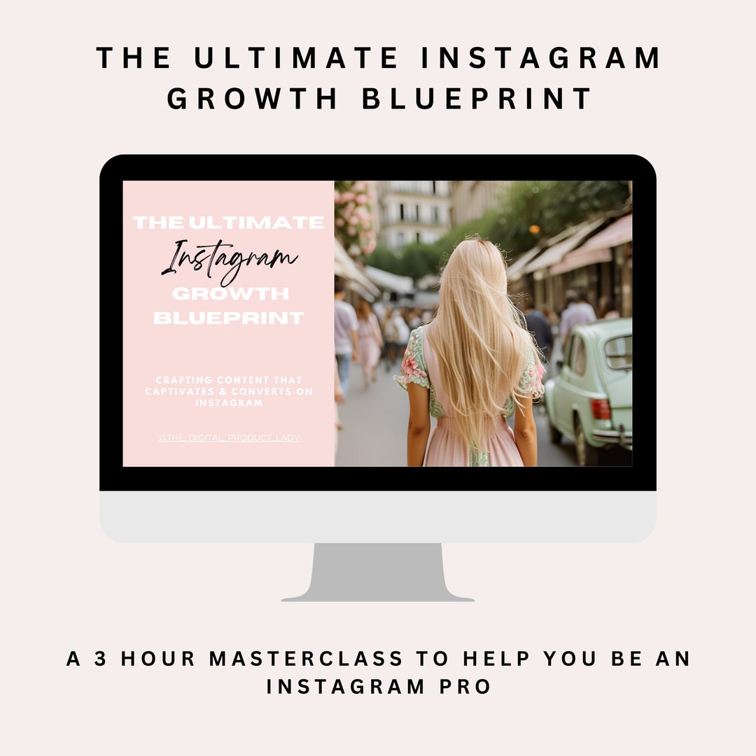 The Instagram Growth Blueprint | Master Resell Rights and PLR | DFY Mini Course | MRR Course ...
