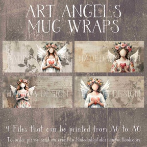 Art Angels Digital Designs for Sublimation and Digital Printing Bundle ...