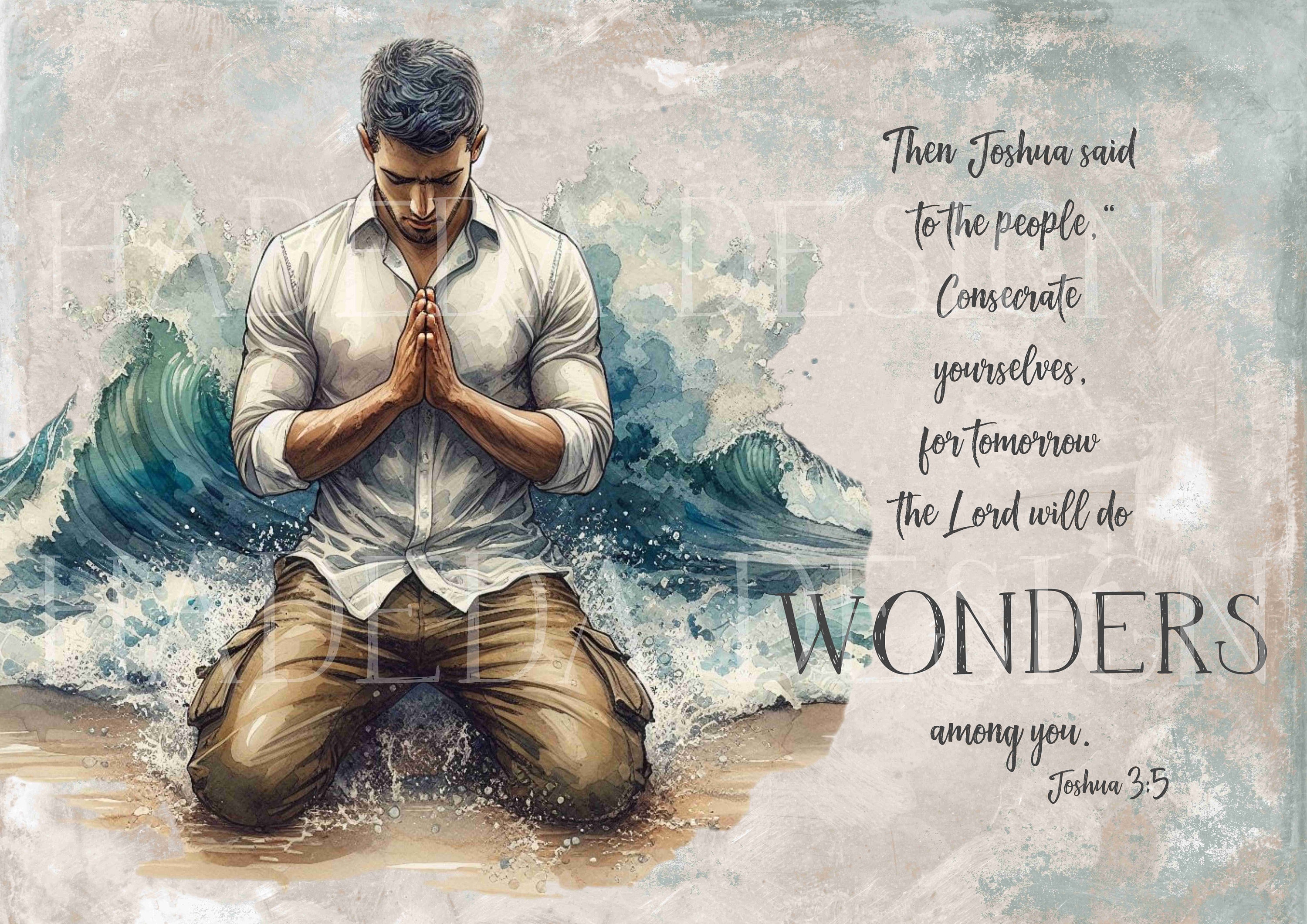 Illustrated Word Consecrate Man Christian Digital Designs for ...
