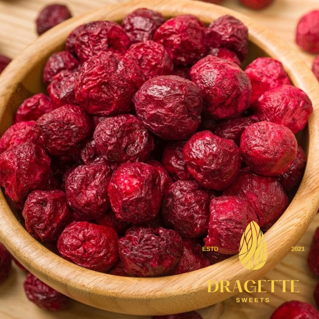 Liofilized / Freeze Dried Cherries Vegan Crispy Delicious Snack ...