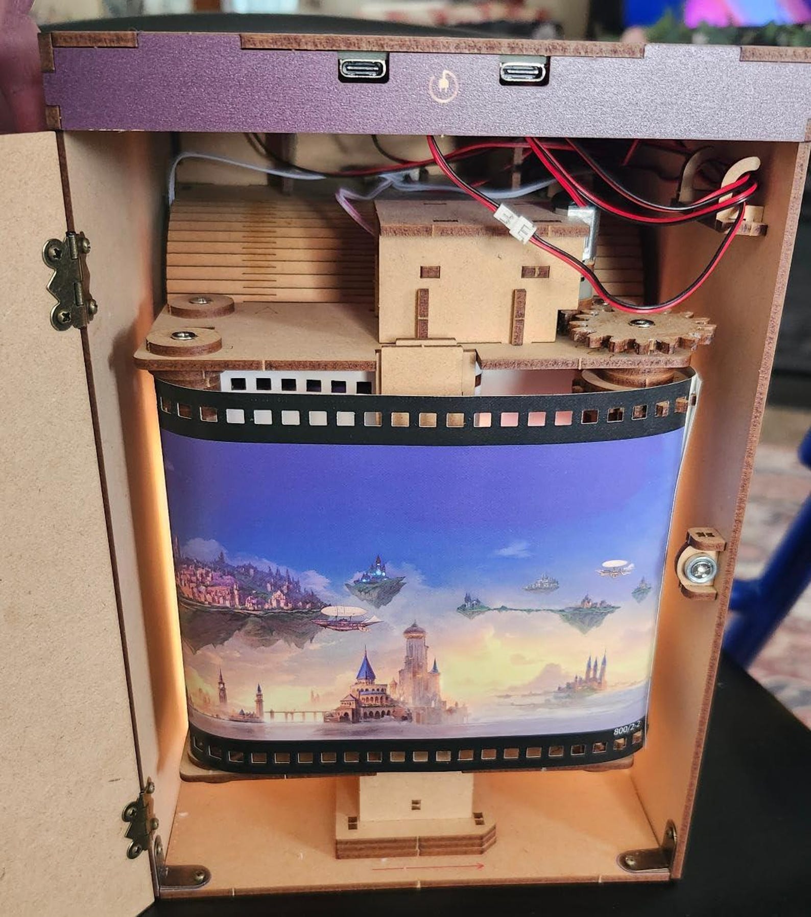 Book Nook Magical Train Cabin | 3D DIY Wooden Diorama With Lights ...