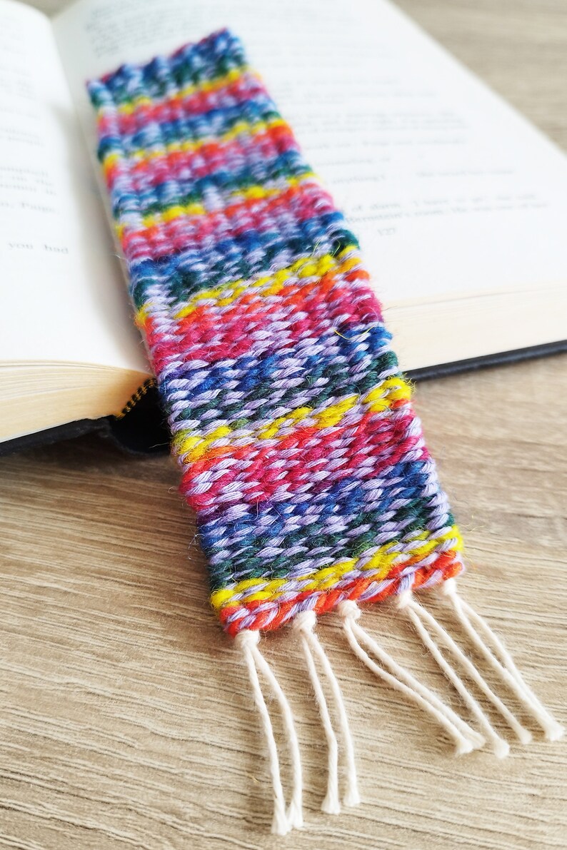 Set of 2 Black Handwoven Coaster and Black Bookmark, Booklovers Gift ...