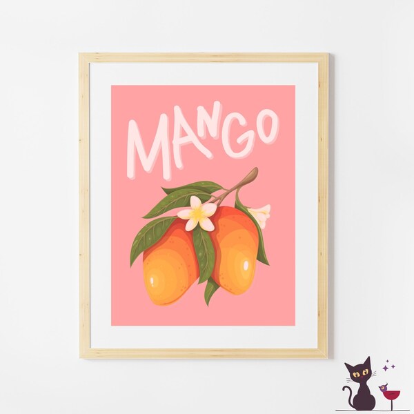 Mango Print - Etsy