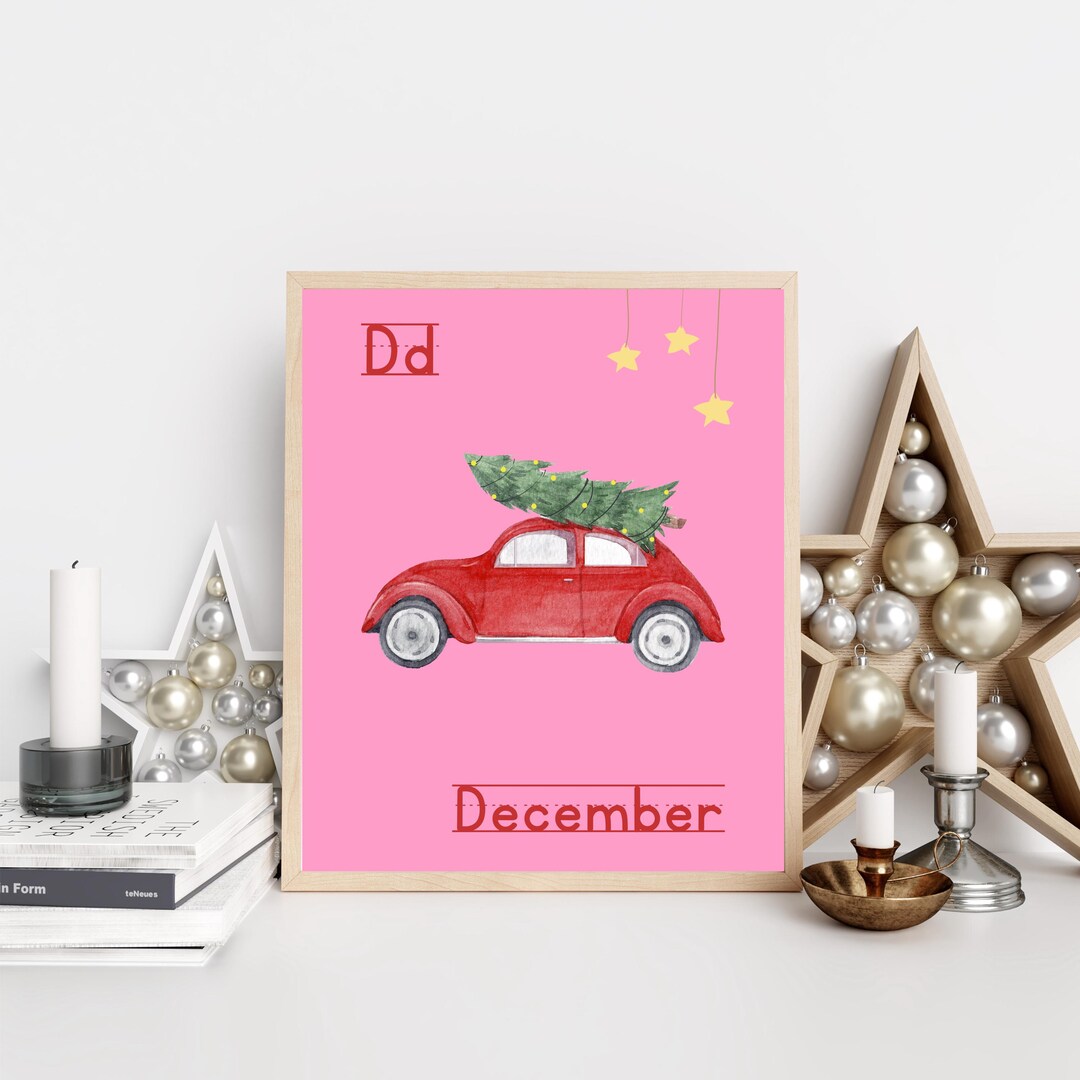 Christmas Picture Book D is for December Classroom Decor, Christmas ...