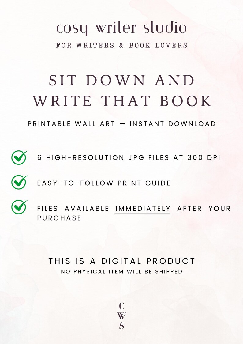Motivational Poster for Authors | Sit Down and Write That Book | Writer ...