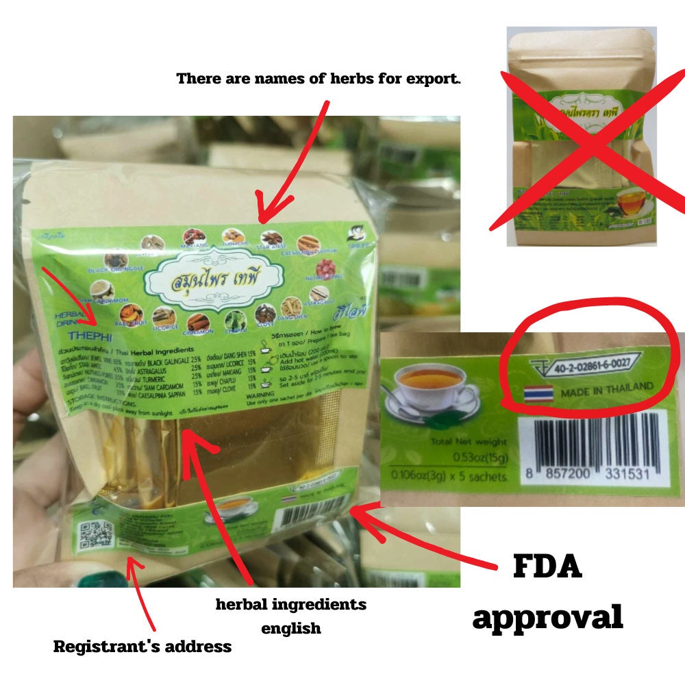 Herbal Thai Tea Organic Green Tea From Thailand Authentic Tea Delight ...