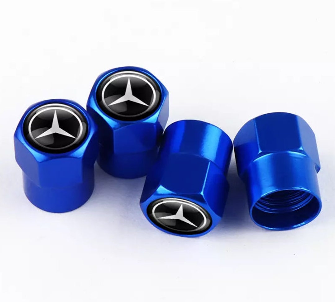 Mercedes Benz Dust Valve Caps Universal Fitting for All Cars and Bikes ...