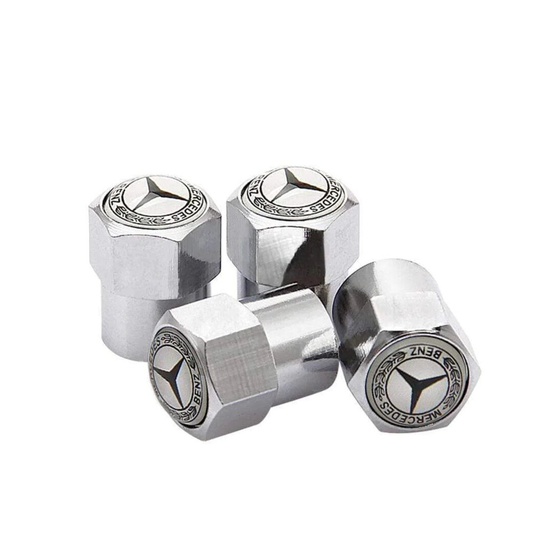 Mercedes Exclusive Benz Dust Valve Caps Universal Fitting for All Cars ...