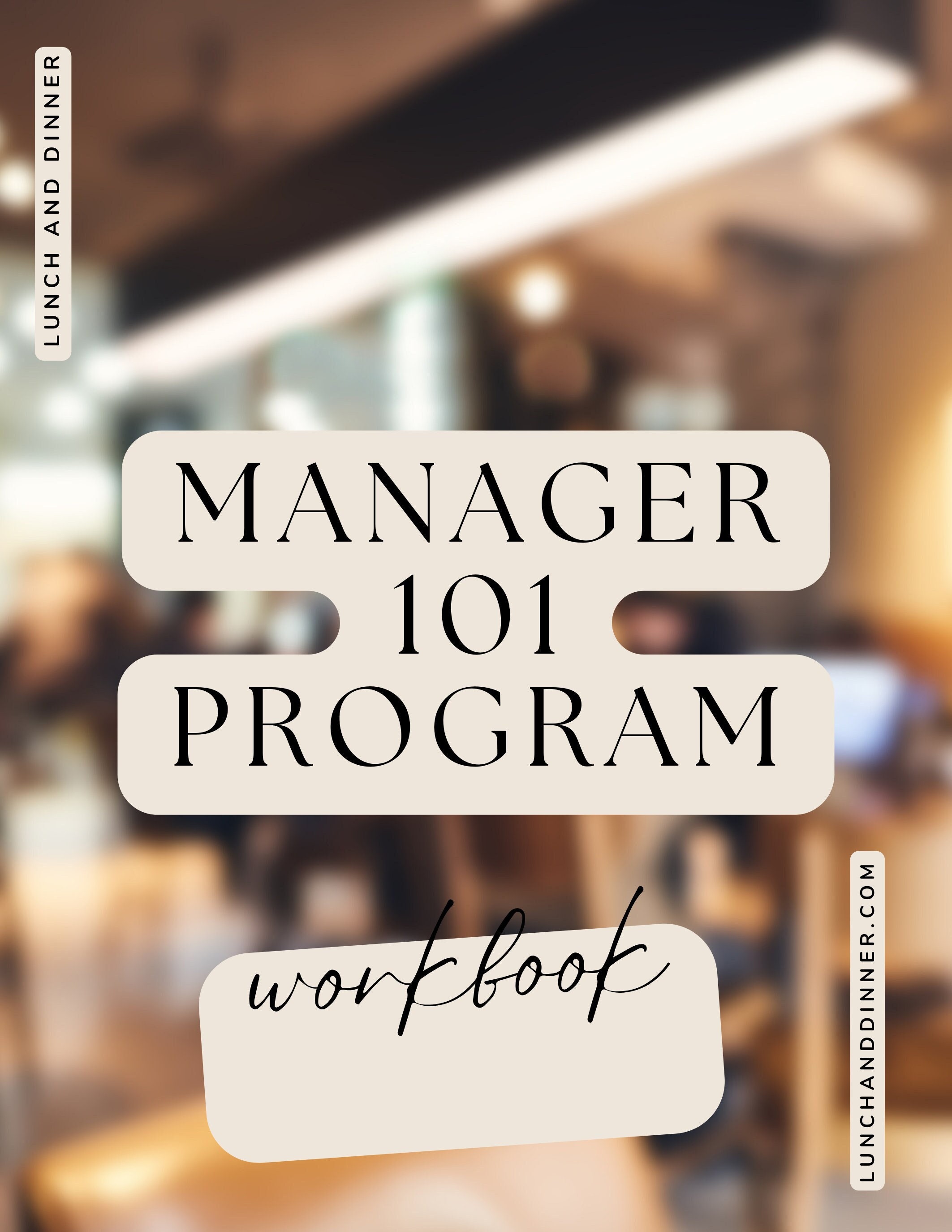 Manager 101 Workbook - Etsy