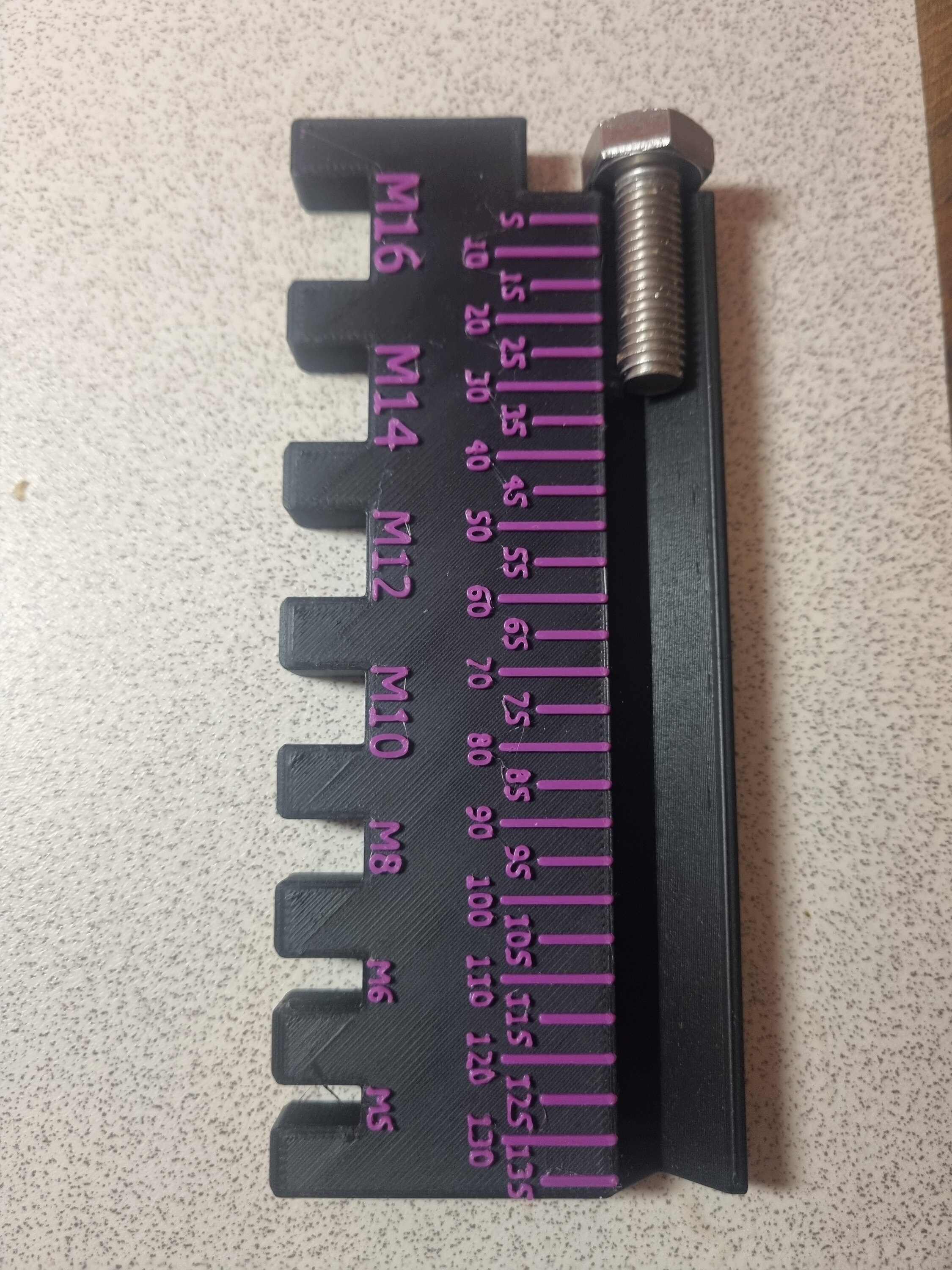 3d Printed Measuring Tool for Bolts - Etsy