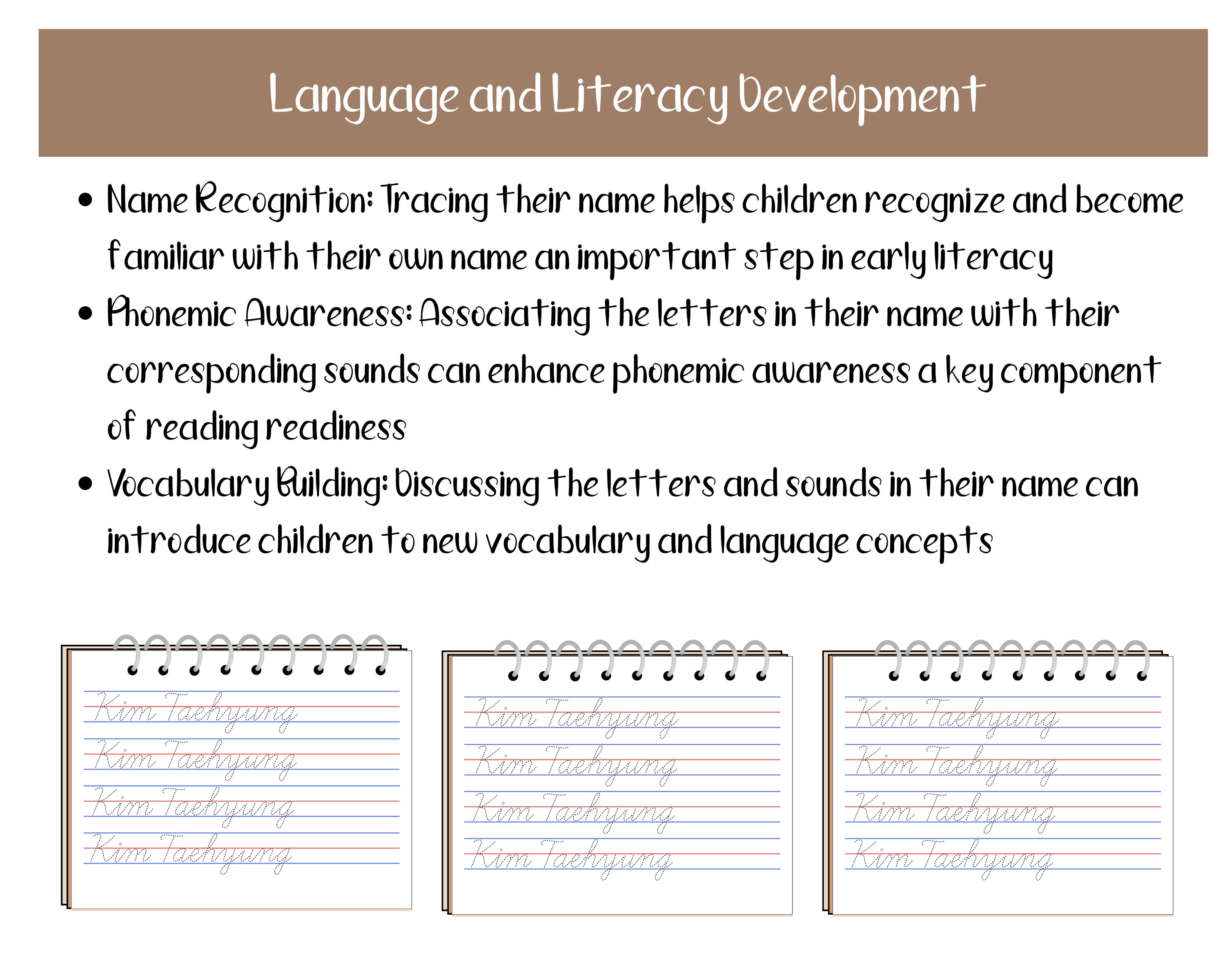 Personalized Cursive Handwriting Practice Sheets Learning Printable ...