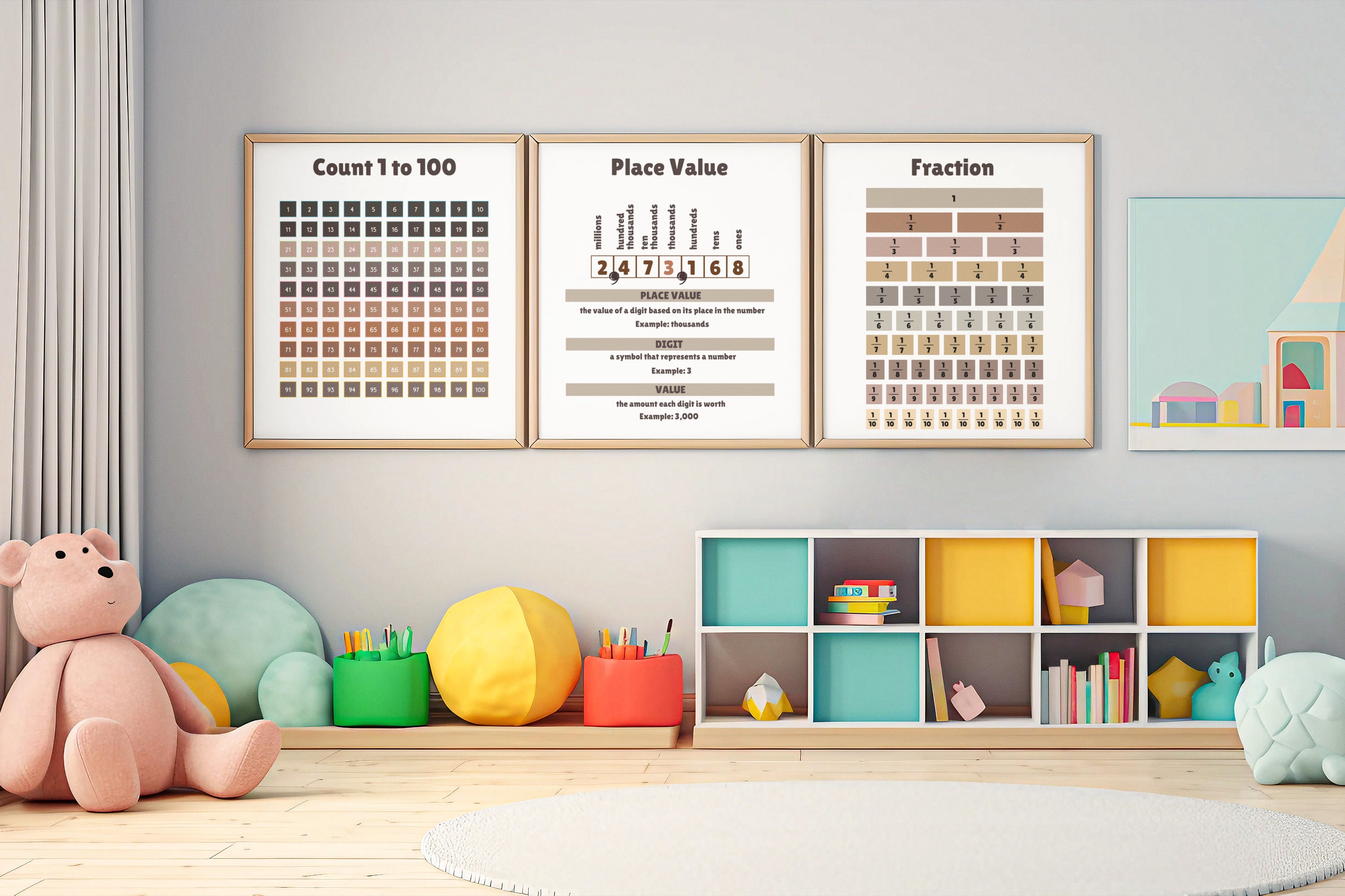 Mathematics Numbers & Shapes Posters: Classroom Decor (PDF) - Etsy