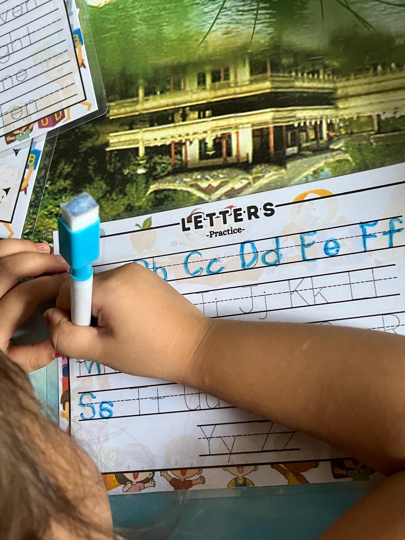 Customized Tracing Pad Trace Name Shapes Letters Numbers and Lines Busy ...