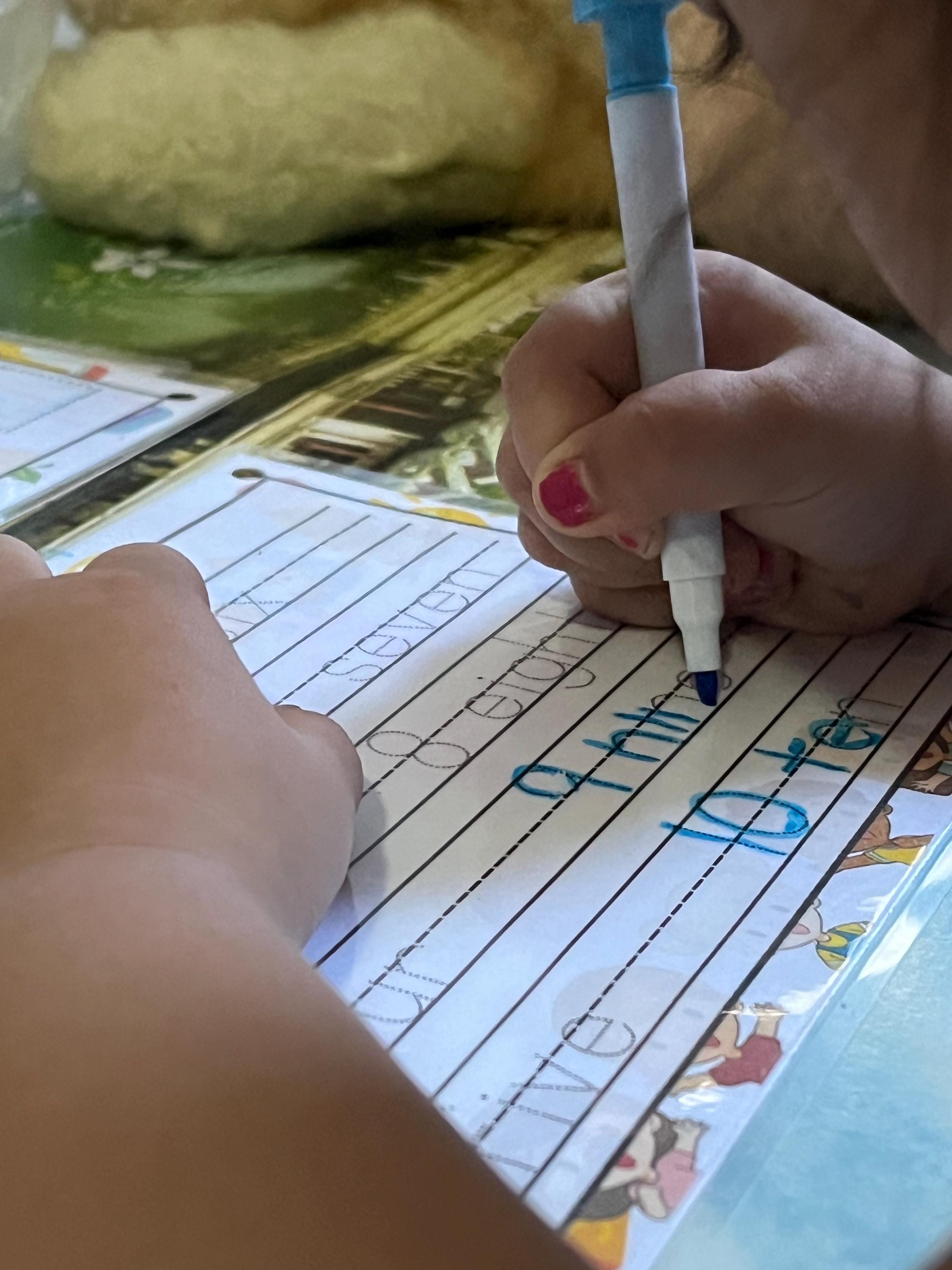 Customized Tracing Pad Trace Name Shapes Letters Numbers and Lines Busy ...