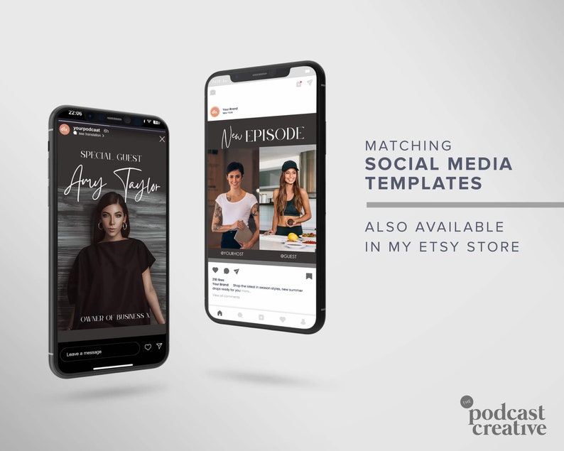 Podcast Media Kit Template | 2 Page Editable Media Kit | Canva Media ...