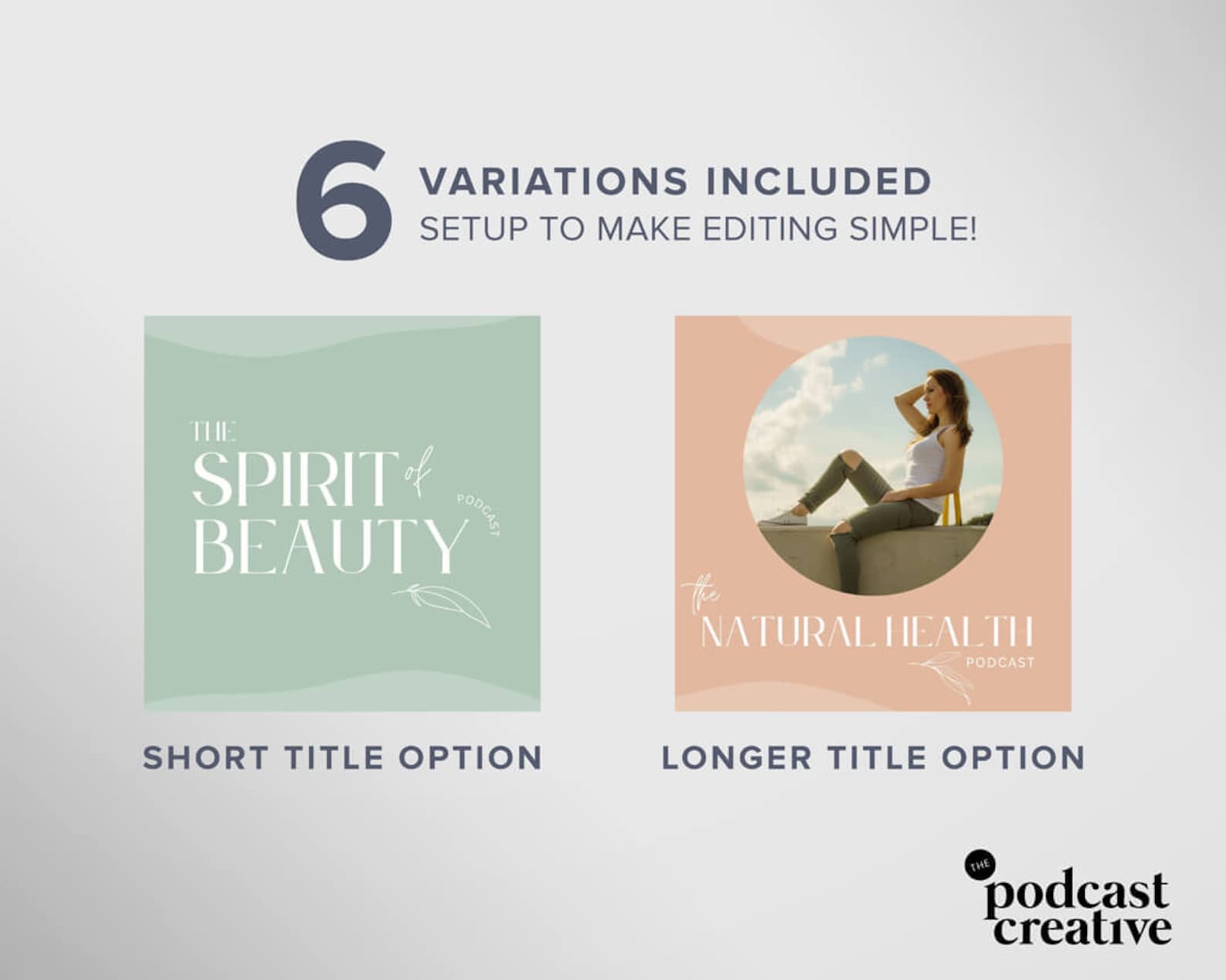 Podcast Logo Template | Podcast Cover Art | Podcast Branding Minimal ...