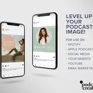 Podcast Logo Template | Podcast Cover Art | Podcast Branding Minimal ...