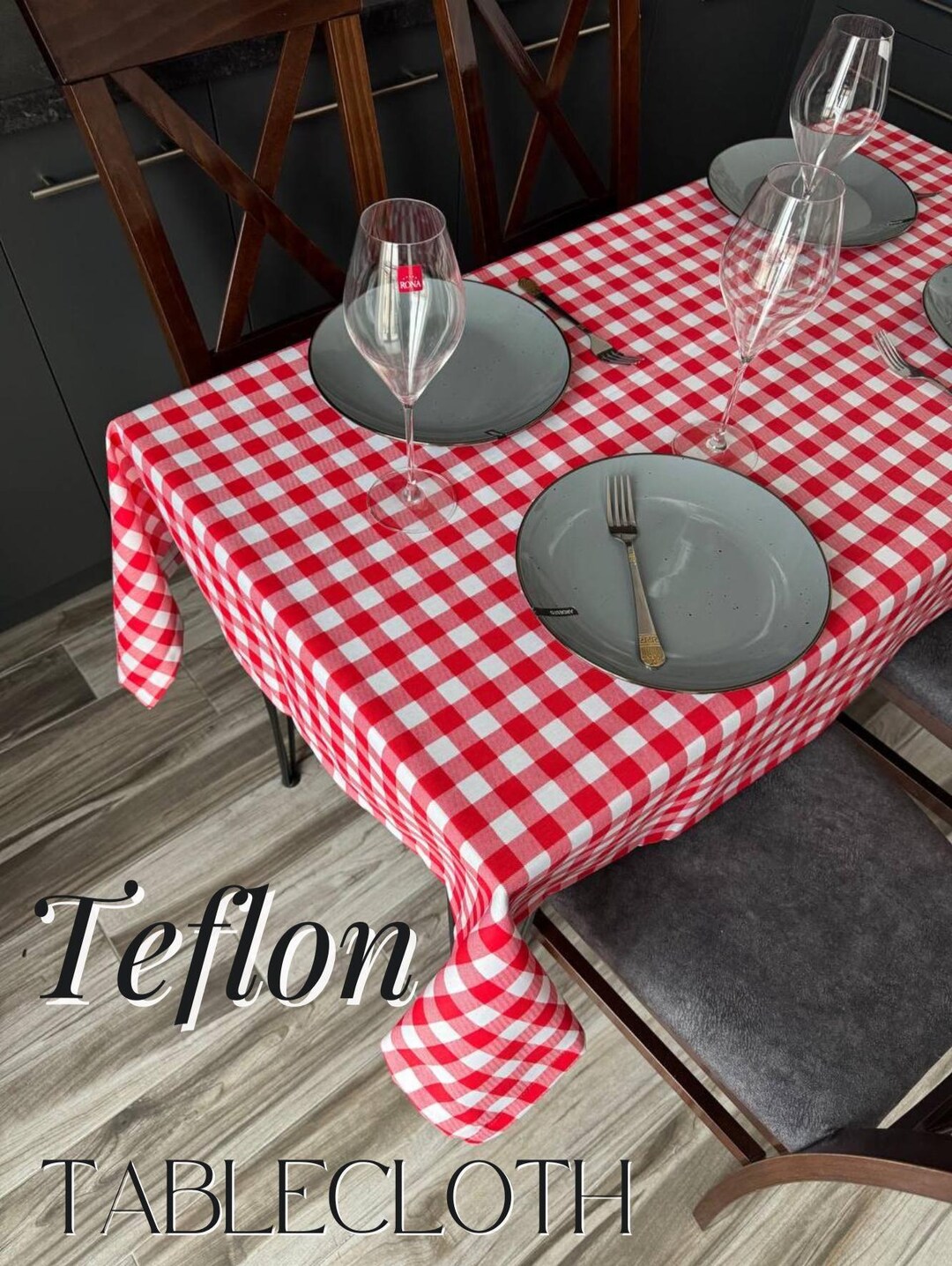 Handcrafted Teflon Tablecloth for Table Décor, Modern, Waterproof, and ...
