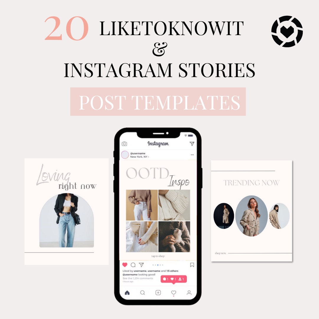 20 Editable LTK Instagram Template LTK Canva Template Instagram Canva ...