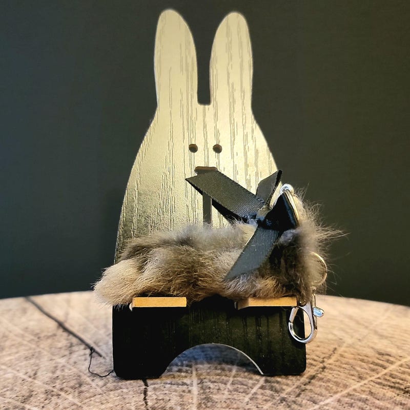 Rabbits Foot Keychain - Etsy