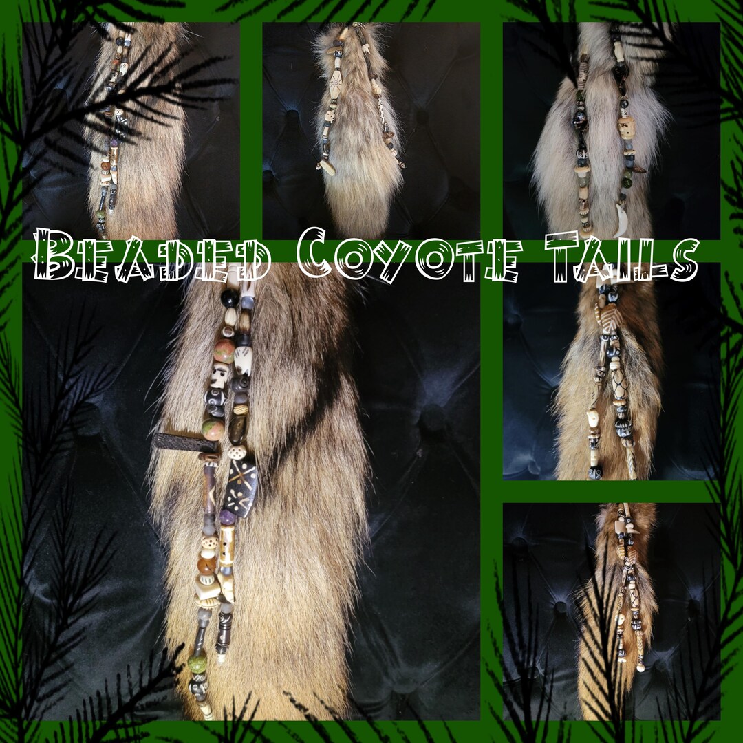 Beaded A+ Coyote Tails - Etsy