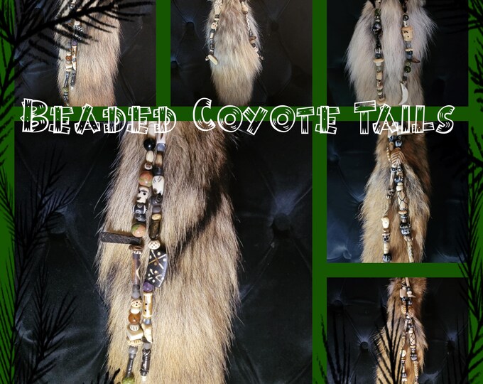 Beaded A+ Coyote Tails - Etsy