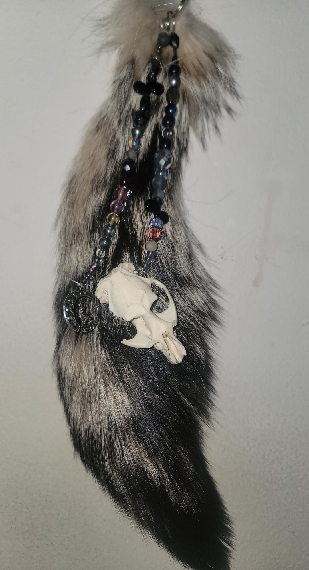 Beaded Kit Fox Tail With Real Muskrat Skull - Etsy
