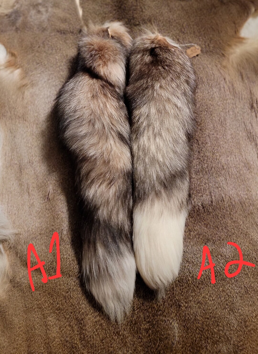 Large Crystal Fox Tails - Etsy