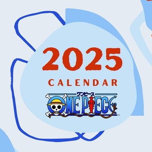 One Piece 2025 Calendar - Etsy
