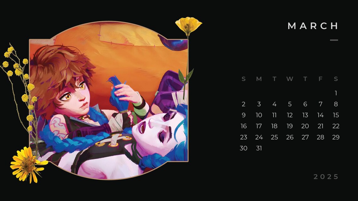 Arcane 2025 Calendar - Etsy