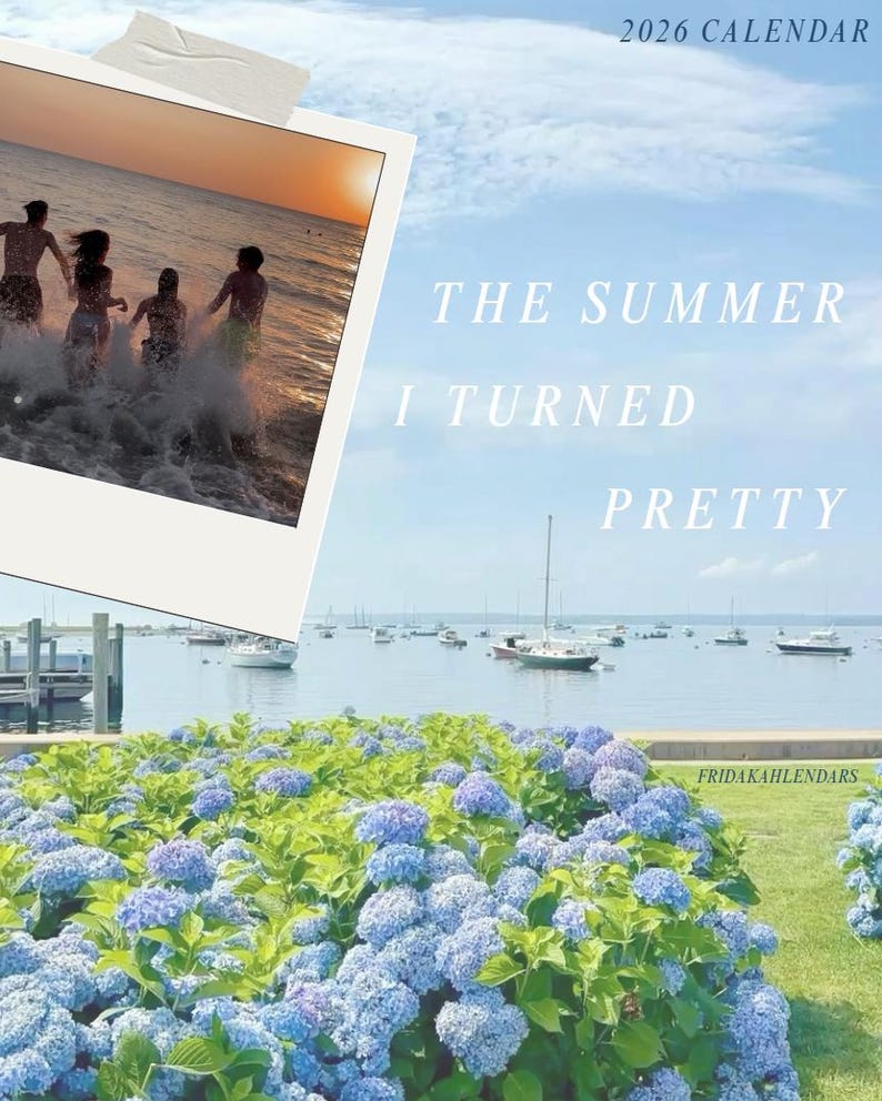 The Summer I Turned Pretty 2026 Calendar - Etsy Canada