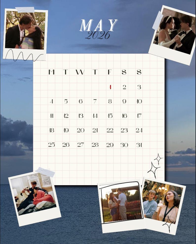 The Summer I Turned Pretty 2026 Calendar - Etsy Canada