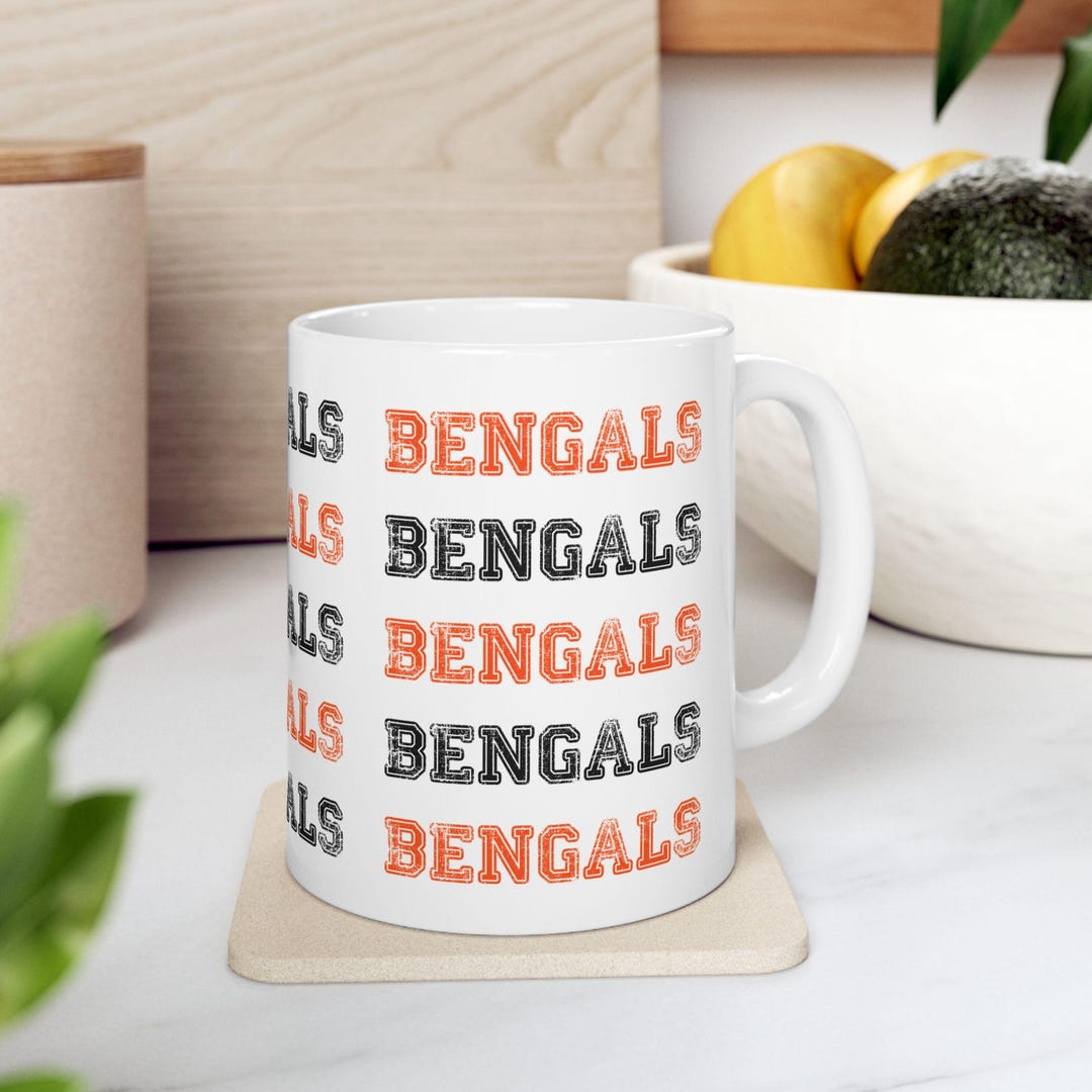 Cincinnati Football Fan Bengals Ceramic Mug Gift for Him or Her - Etsy