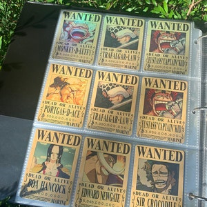 One Piece Wanted Poster Cards Singles - Etsy Australia