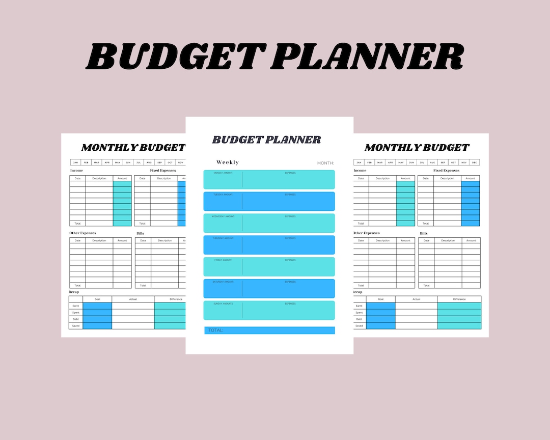 Monthly Budget Planner, Budget Spreadsheet, Sheets Budget, Spreadsheet ...