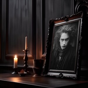Portrait of a Dandy, Gothic Young Man, 300 DPI, Instant Download - Etsy