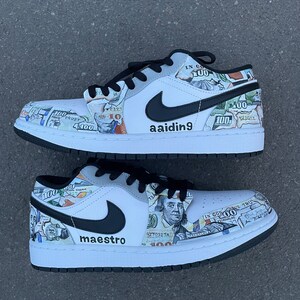 Benjamin Franklin сustom Painted Shoes Sneakers Air Force 1 - Etsy