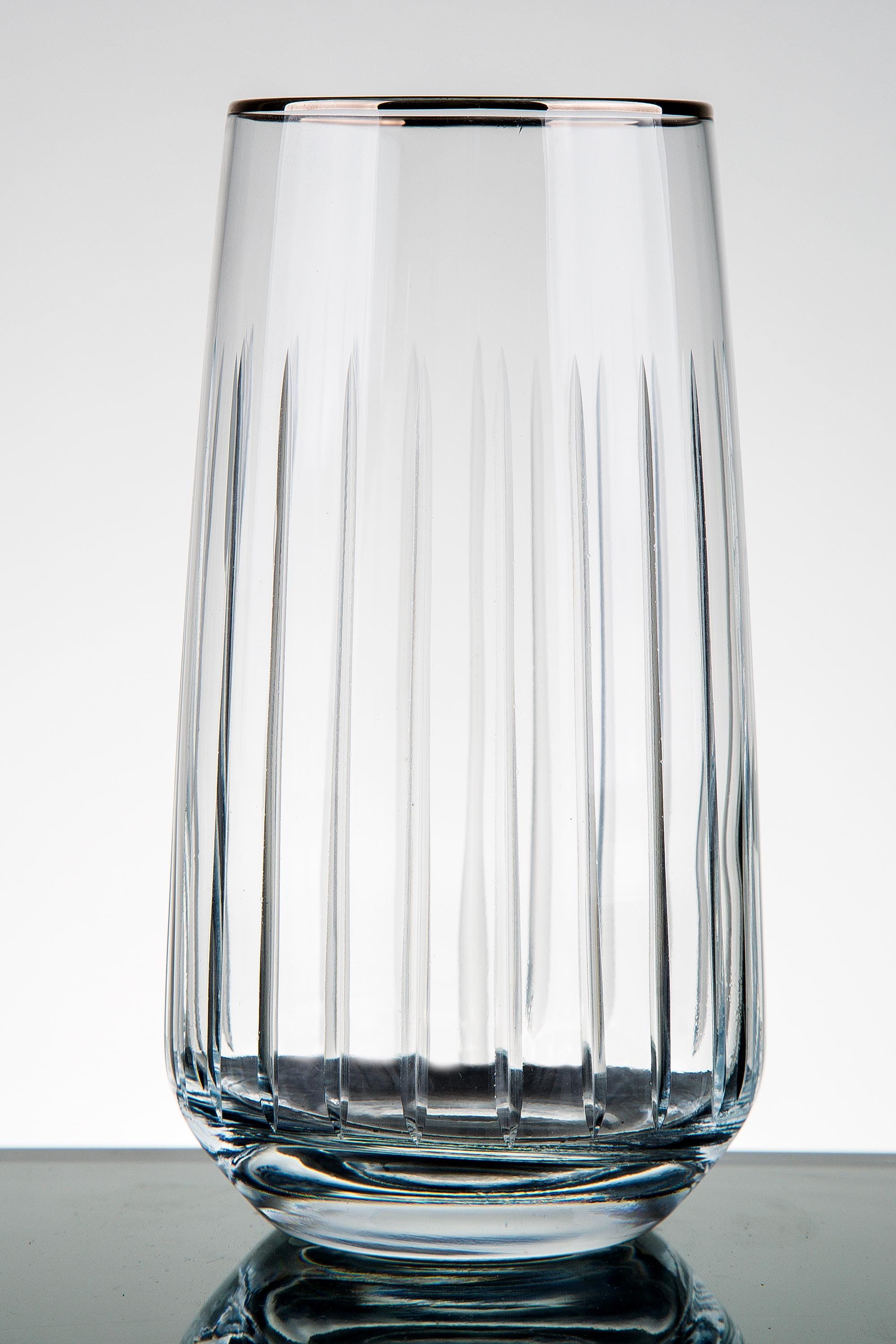 61 Piece Hand Decorated Cut Glass Water Set for 12 Persons Imperial ...