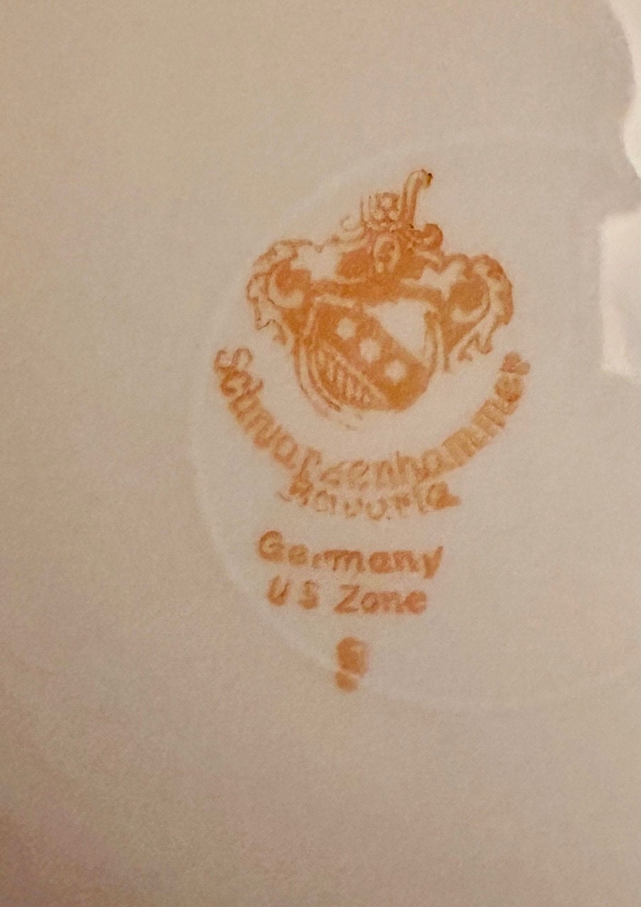 RARE- Schwarzenhammer Reticulated Plates - Bavaria - Germany US Zone - Etsy