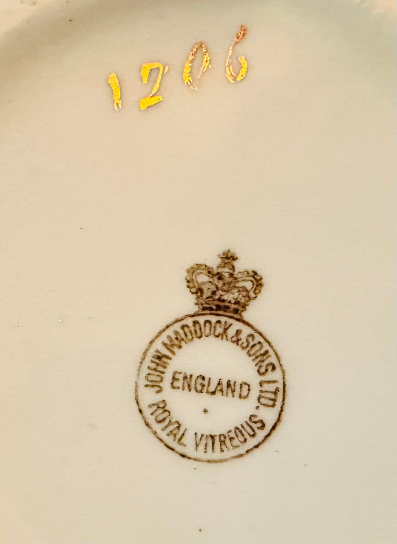 RARE John Maddock & Sons Men's Water Pitcher Royal Vitreous England - Etsy